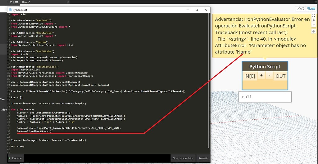 Rename Type with Python Script - Developers - Dynamo