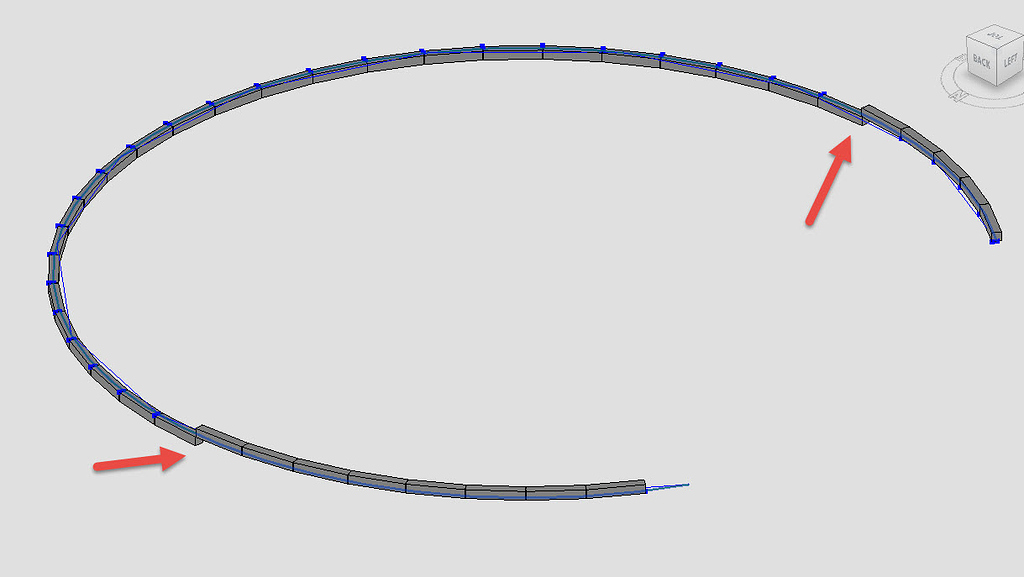 Adaptive family placement with points from a curve - Revit - Dynamo