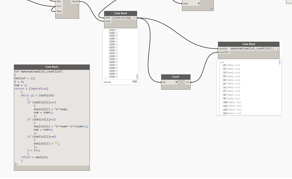 Using code block to number panels not working - Lists-Logic - Dynamo