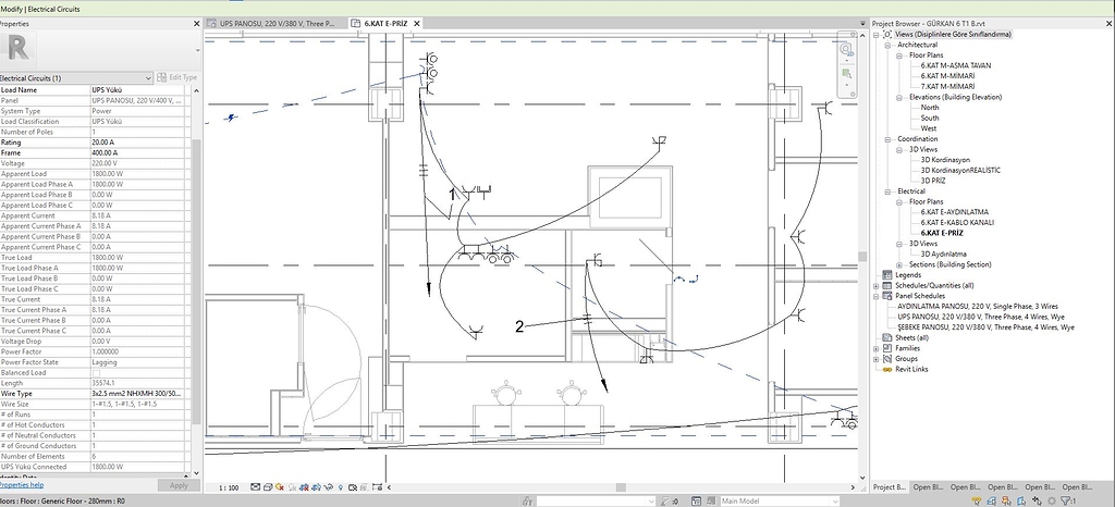 Wire size calculation value - Revit - Dynamo