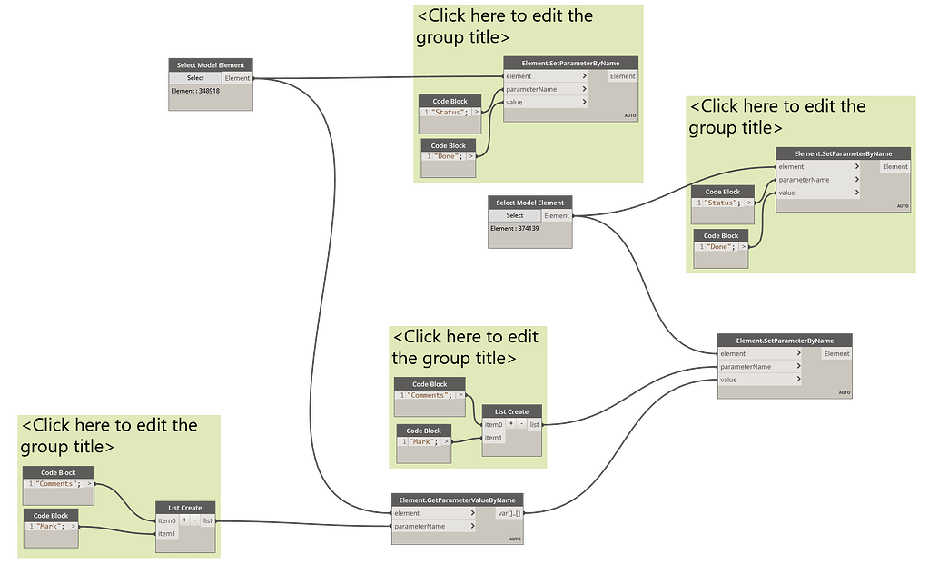 Transfer multiple parameters between multiple objects - Revit - Dynamo