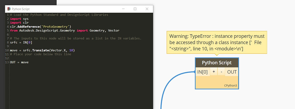 Python node - Alias - Dynamo