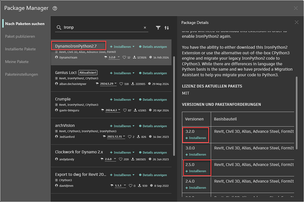 DynamoIronPython2.7 Package - Packages - Dynamo