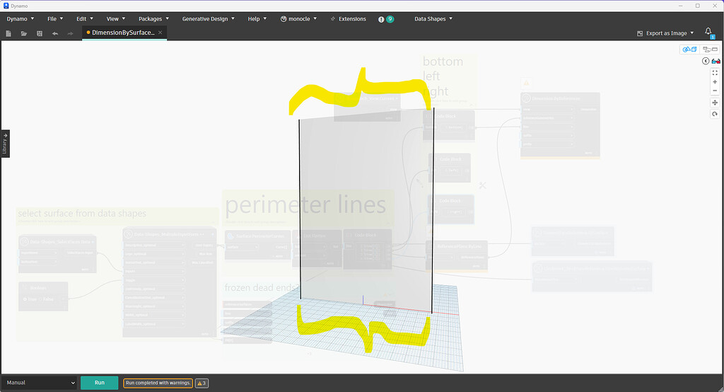 Dimension bySurface - Developers - Dynamo