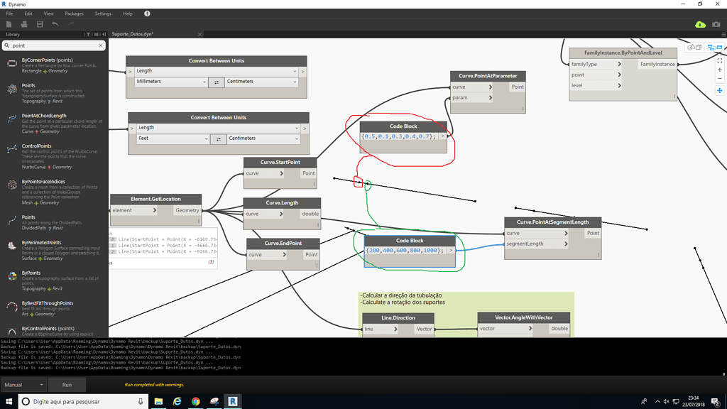 How to create multiple points along the line? - Dynamo