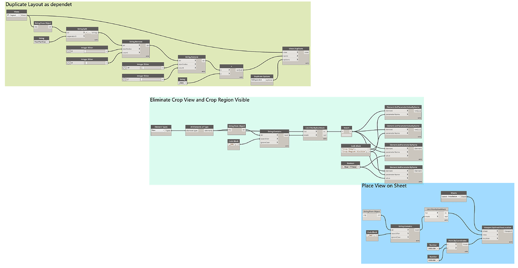 Managing The Sequence Of Multiple Nodes In A Script Revit Dynamo