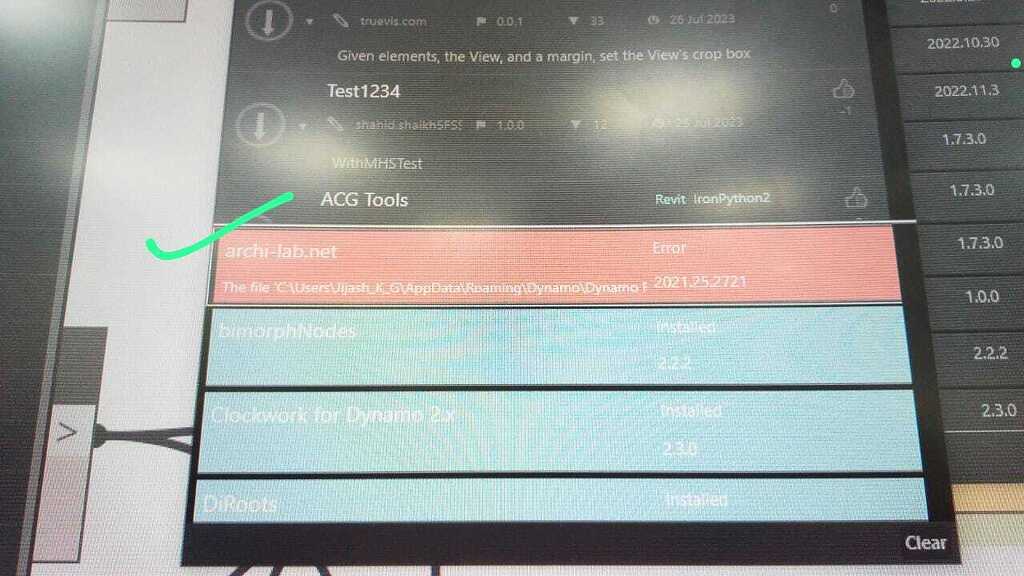 Error While The Installation Of Packages Revit Dynamo 