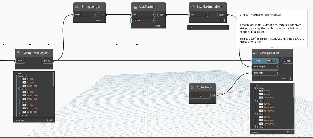 String padding - Developers - Dynamo