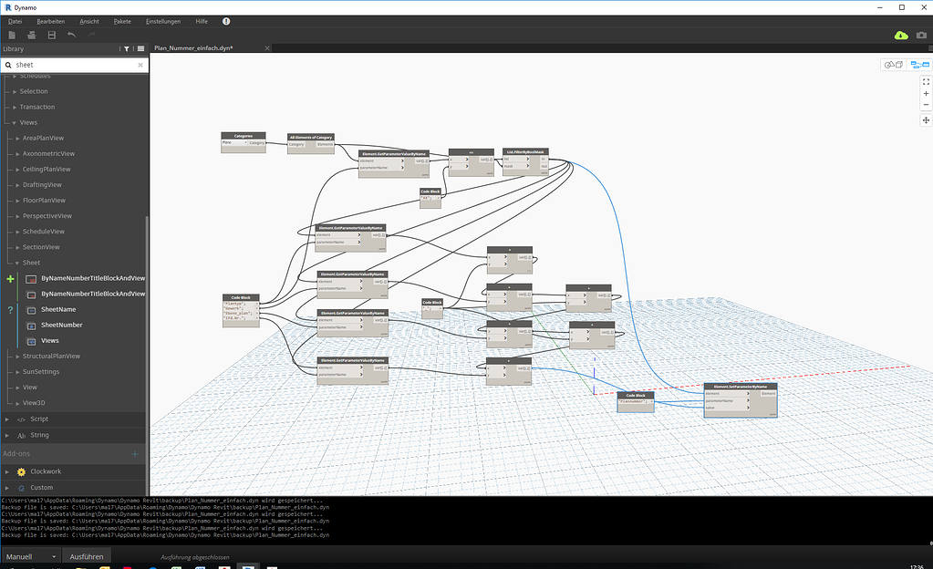 Sheet numbering as combination of different Parameters (Solved) - DesignScript - Dynamo