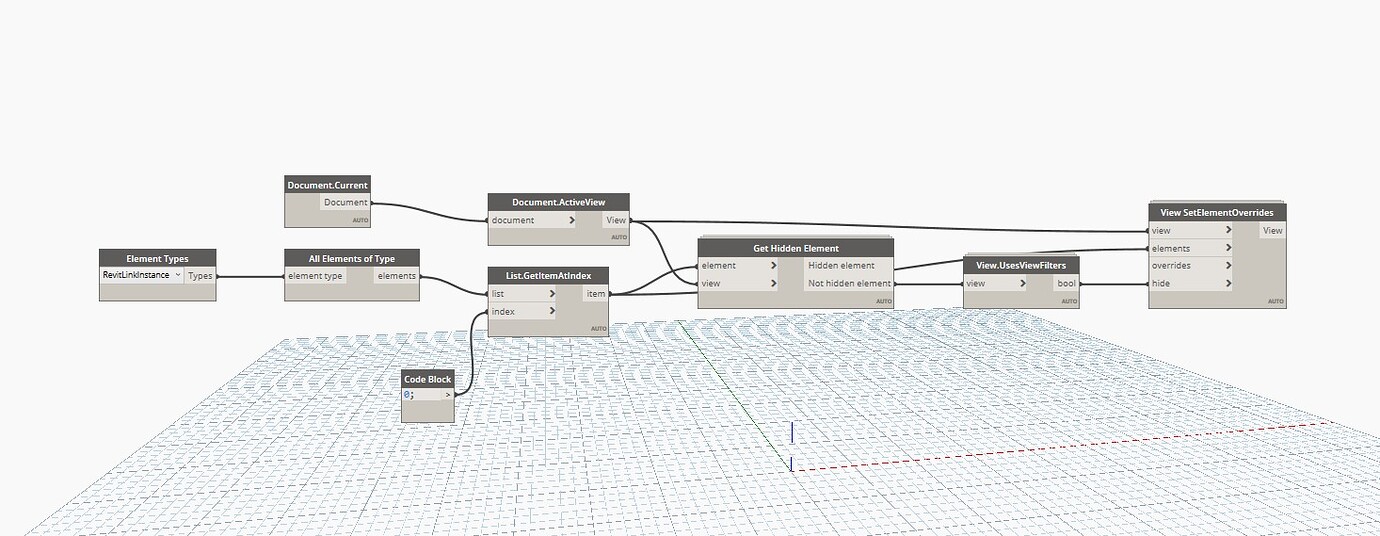 Turn off specific RVT links in View template - Revit - Dynamo