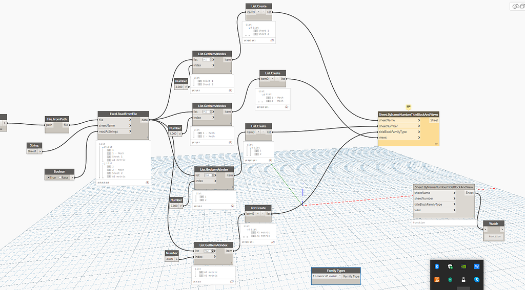 Need Help about Creating Sheets with Placing Views (from Excel) - Revit - Dynamo