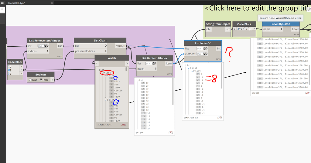 Get the index of an element in a nested list of the upper level list - Lists-Logic - Dynamo