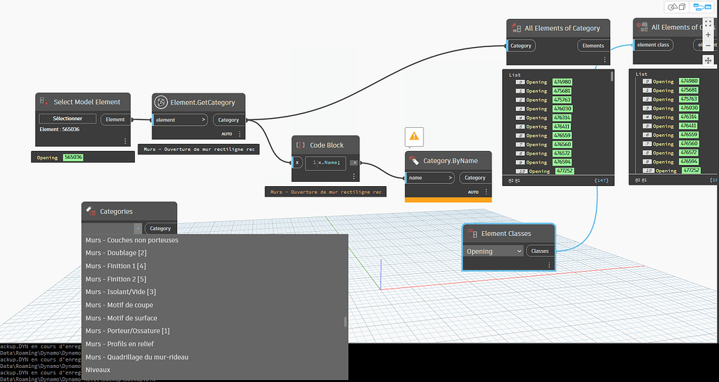 Is this a translate problem: Opening Class? - Revit - Dynamo