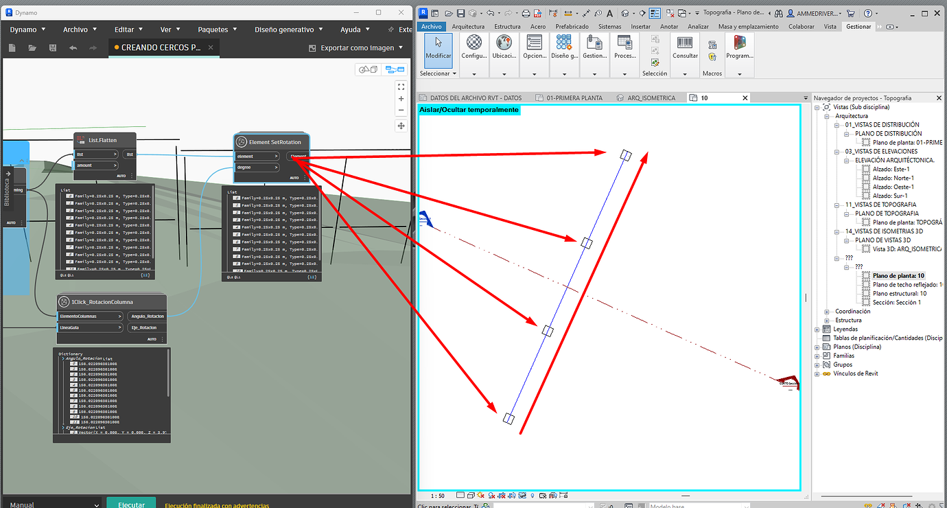 Rotation of Structural Column - Revit - Dynamo