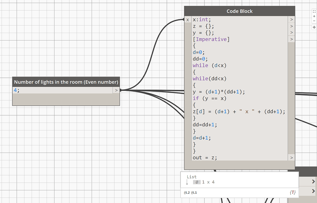 Finding all possible multiplier of a number - DesignScript - Dynamo
