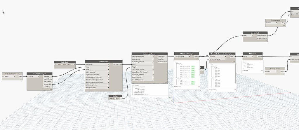 Calculate Totals in Active View - Dynamo Calculate Totals in Active View - Dynamo