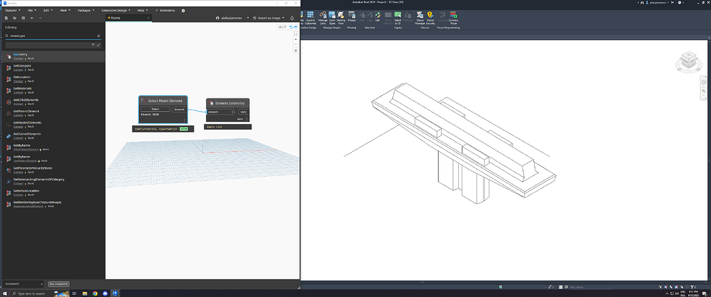 Element.Geometry not working - Revit - Dynamo