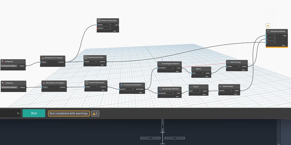 Connecting a beam to a column web with Dynamo - Revit - Dynamo