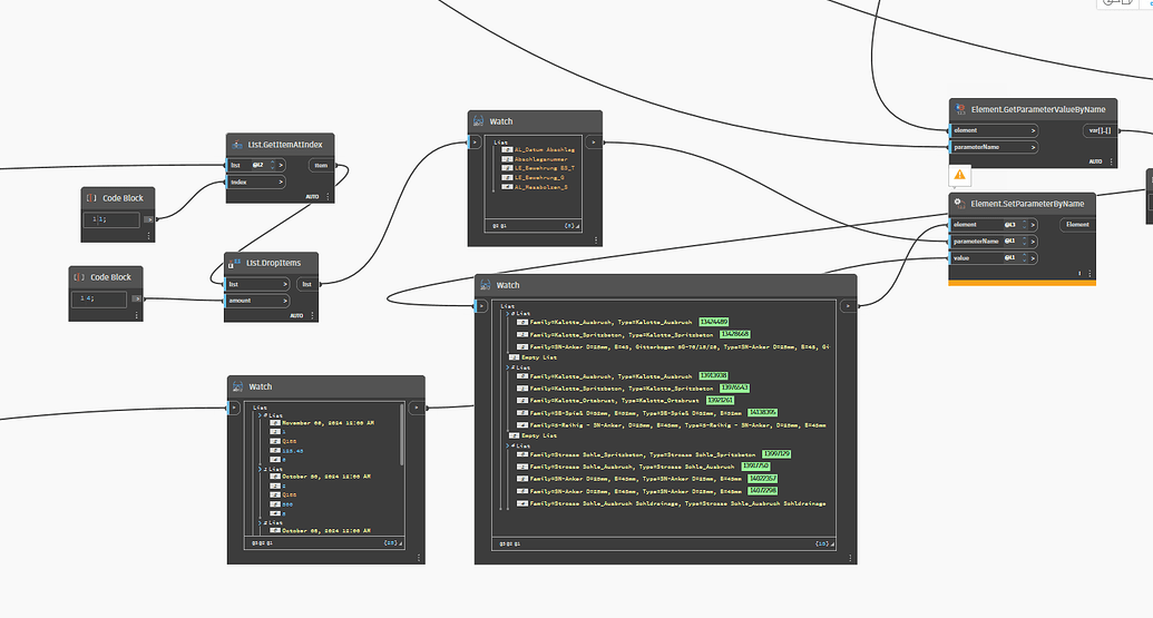 Set Parameter Values for Multiple Elements - Revit - Dynamo