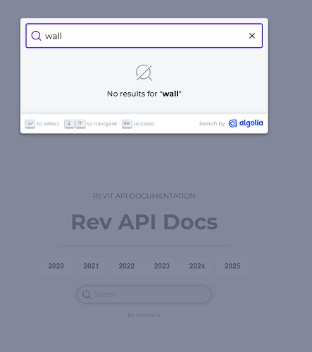 New Website for Searching Revit API Documentation | revapidocs.com - Share - Dynamo
