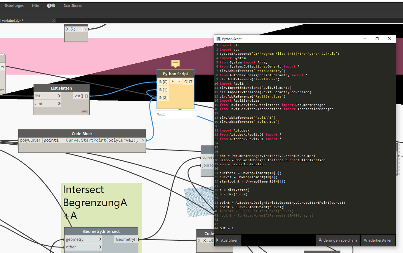 StartPoint of Curve in Python - Developers - Dynamo
