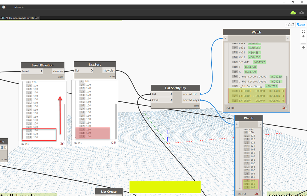 List Management - Organize Elements by Level - Lists-Logic - Dynamo