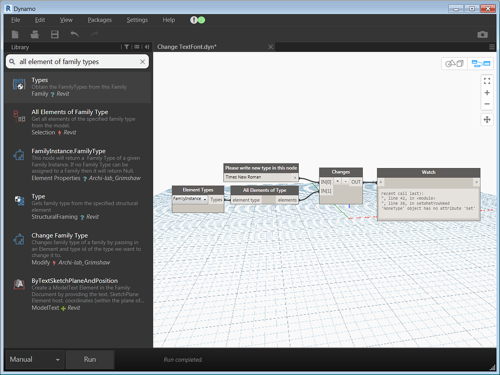 Change parameter of elements into family - Page 2 - Developers - Dynamo