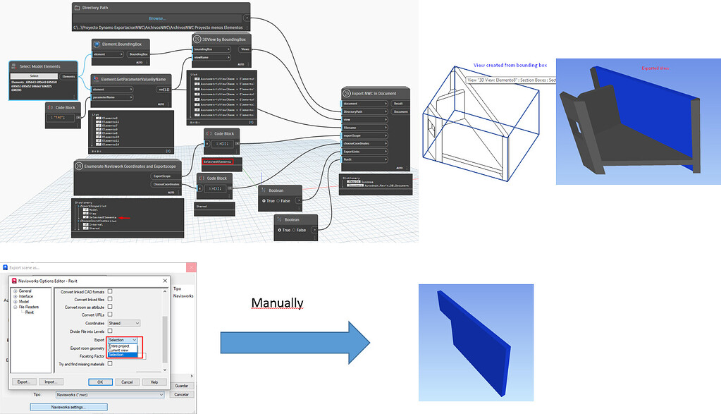 Export NWC files - One file per Element - Revit - Dynamo