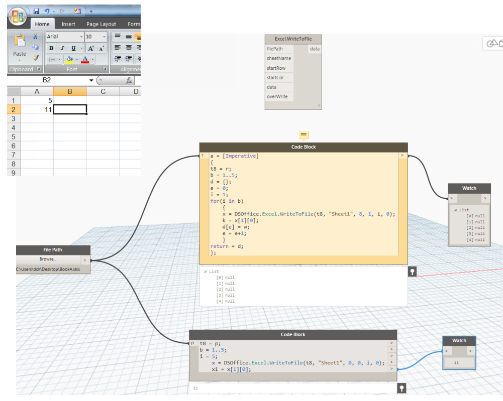 For Loop With Excel Dynamo