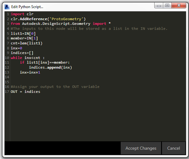 Python Input Index out of range? - Lists-Logic - Dynamo