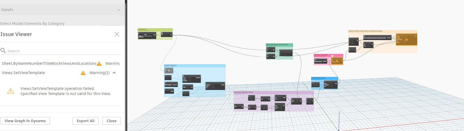 Automating Elevations/Callouts/Sheets - Revit - Dynamo