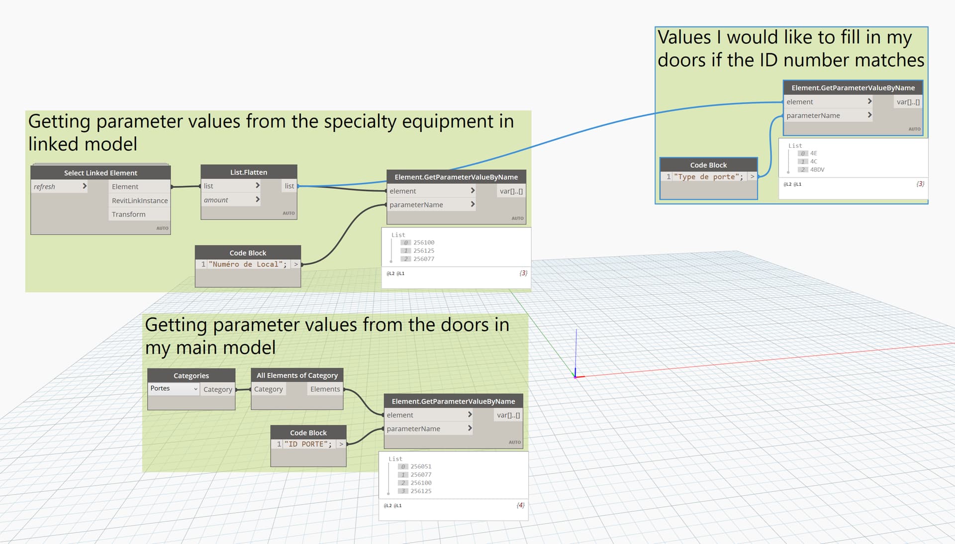 Filling Parameter Values Using A Shared Value In Another Parameter Revit Dynamo