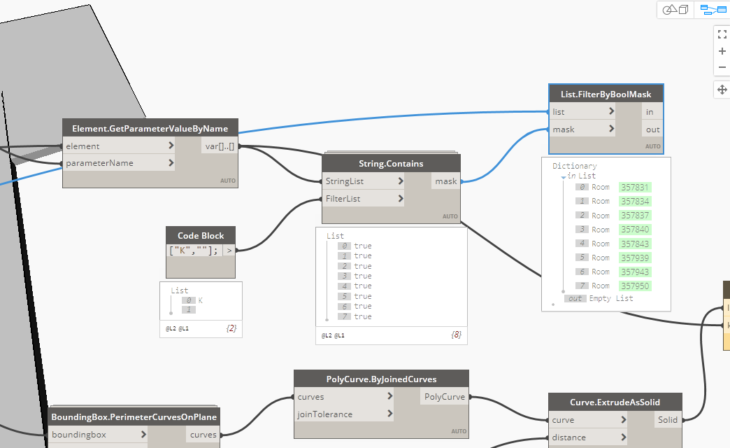 Selecting A Range Of Values From A List Revit Dynamo
