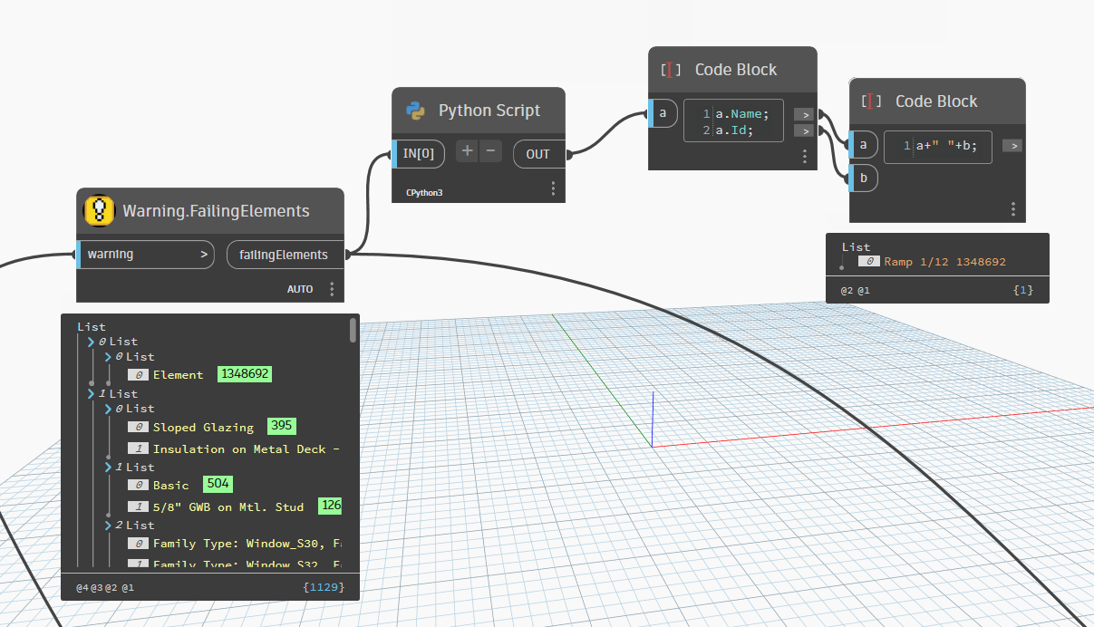 FailingElement to String - Revit - Dynamo