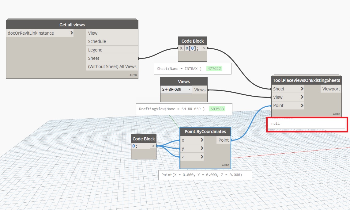 Add View in existing Sheet - Packages - Dynamo