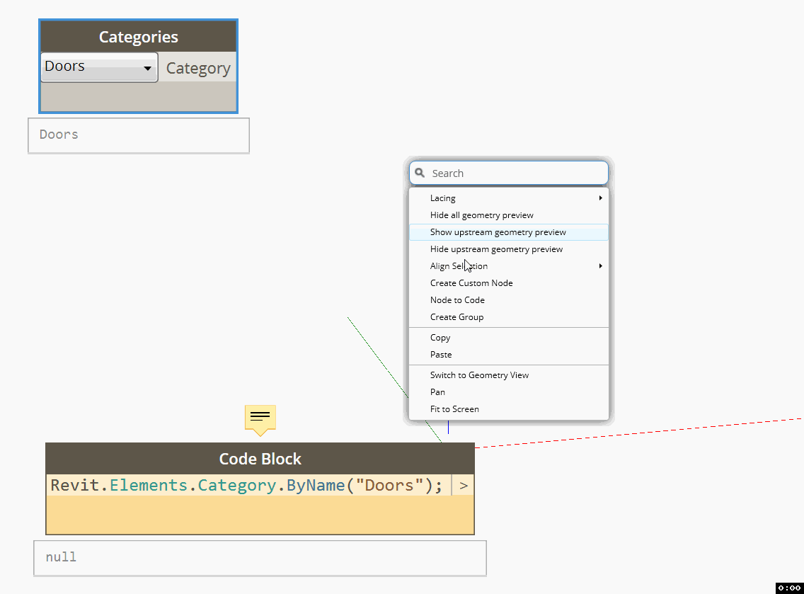 Code Block "Categories.ByName" error - DesignScript - Dynamo