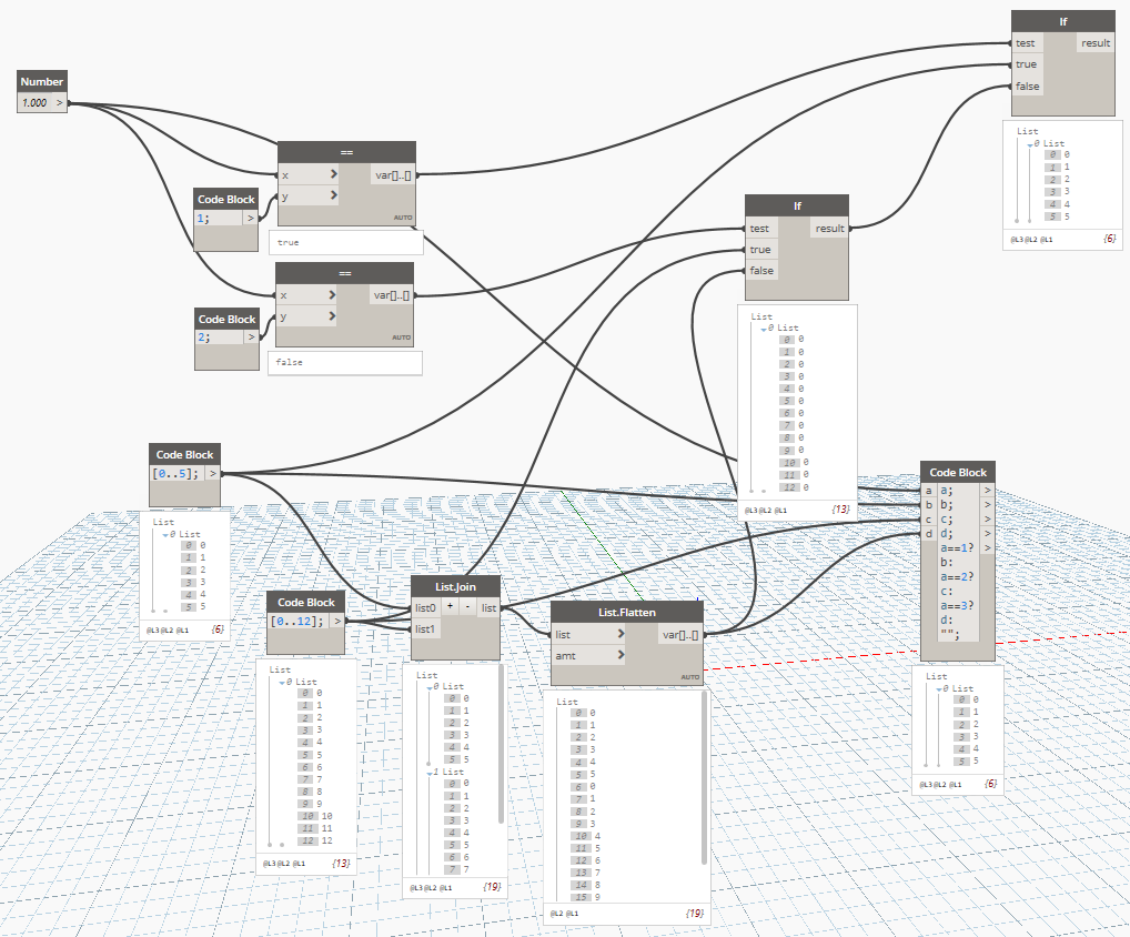Multiple If Statements With Lists Lists Logic Dynamo 