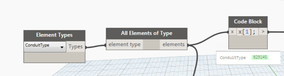 How to find conduit types - Dynamo