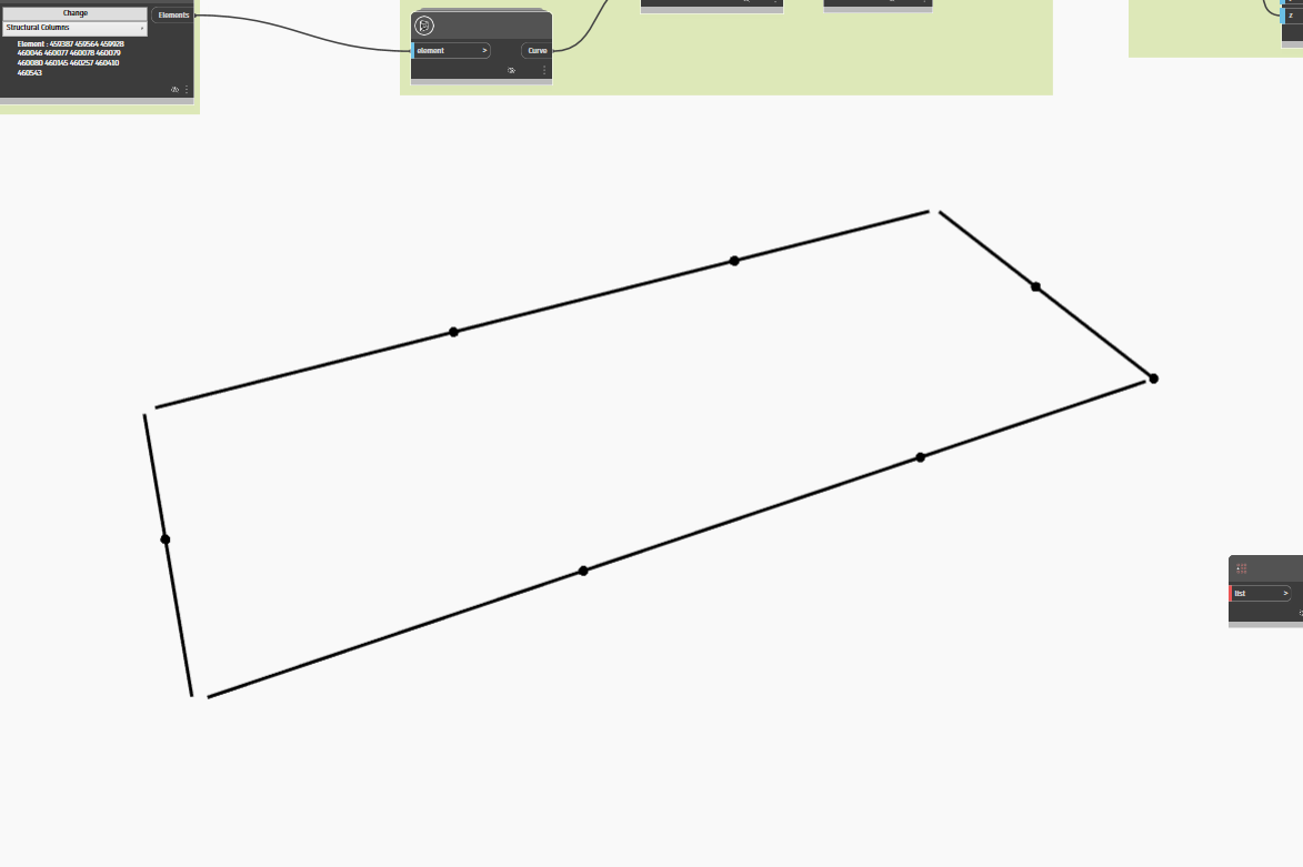 Split multiple Beams from Array Points - Revit - Dynamo