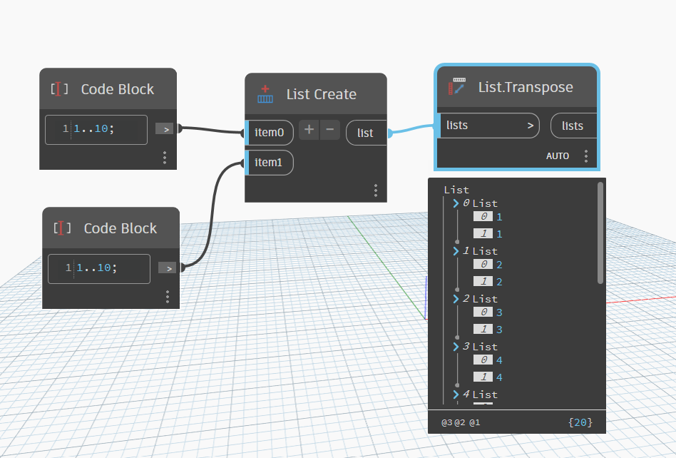 Combining lists into a list based on their index - Revit - Dynamo