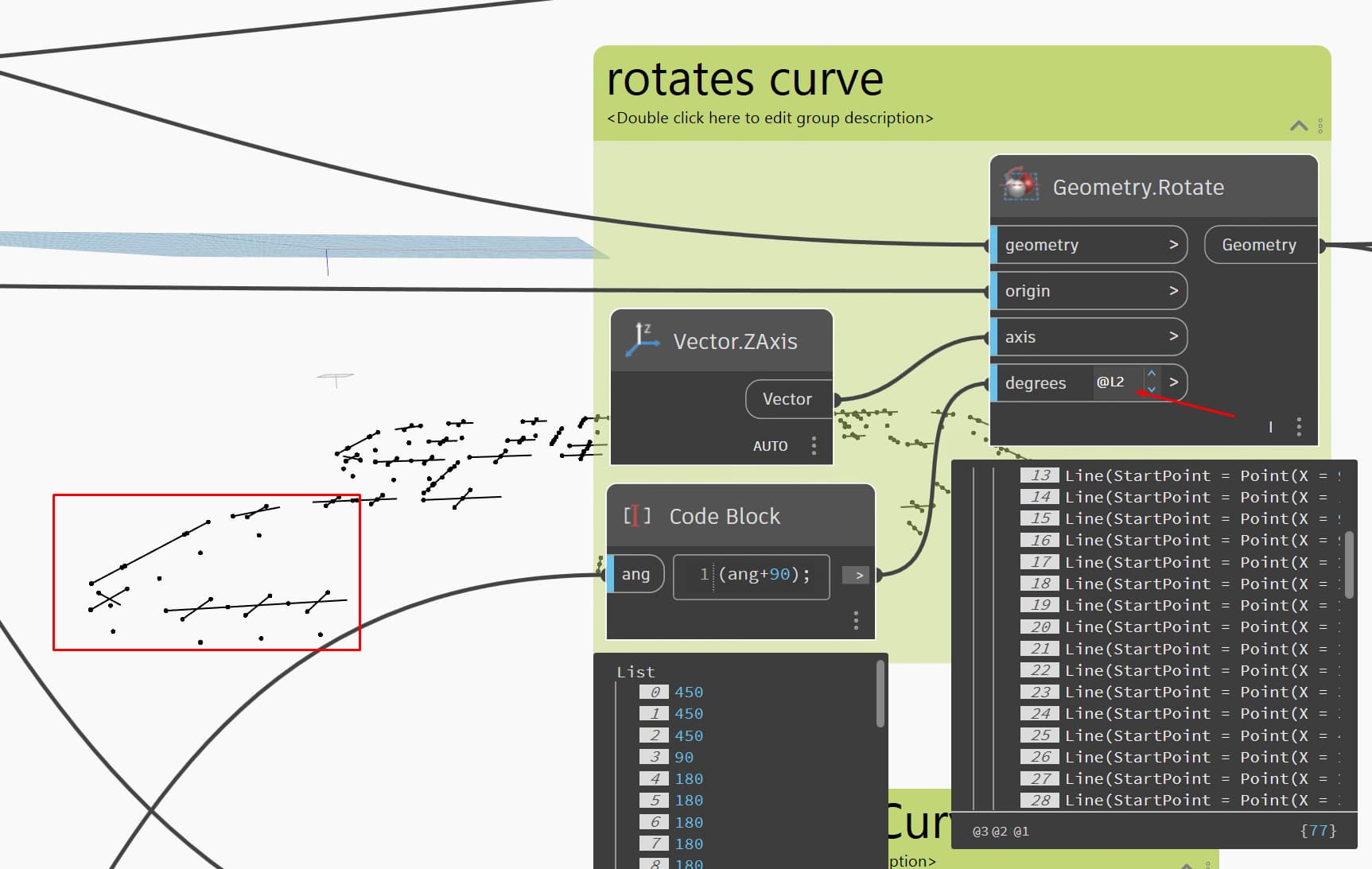 Geometry.Rotate - Dynamo