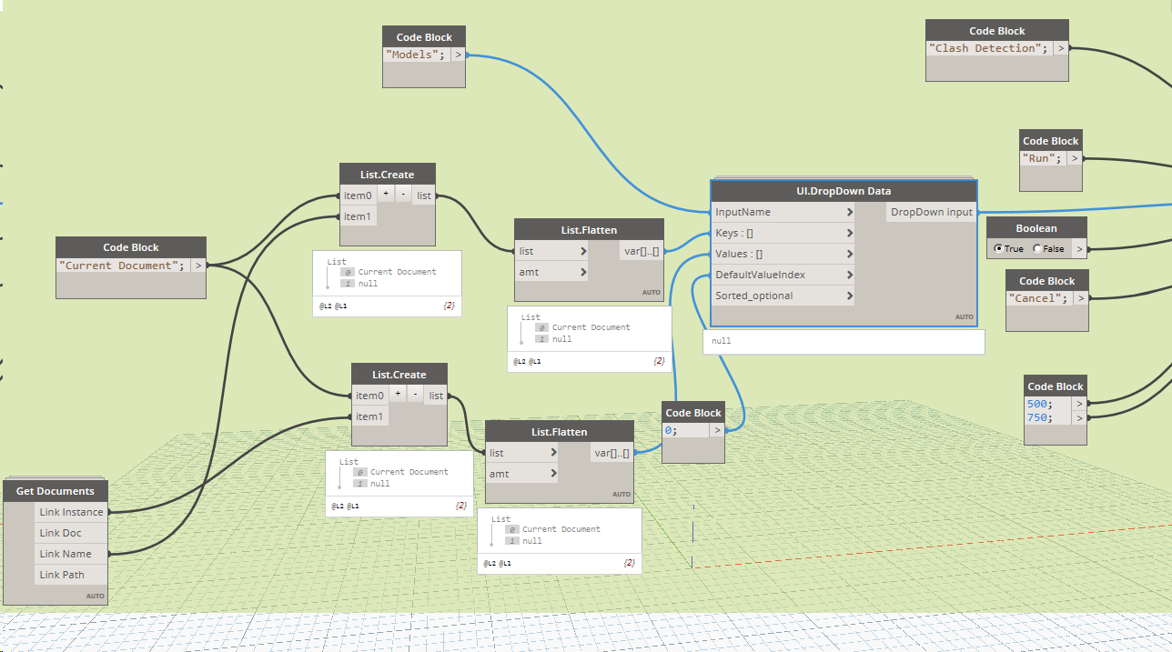 Get documents. and UI.dropdown data nodes. Problem - Packages - Dynamo