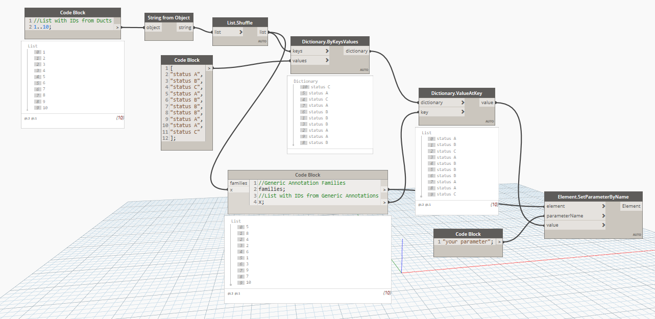 Assigning A value in conduit to a paramter in generic annotation - Revit - Dynamo