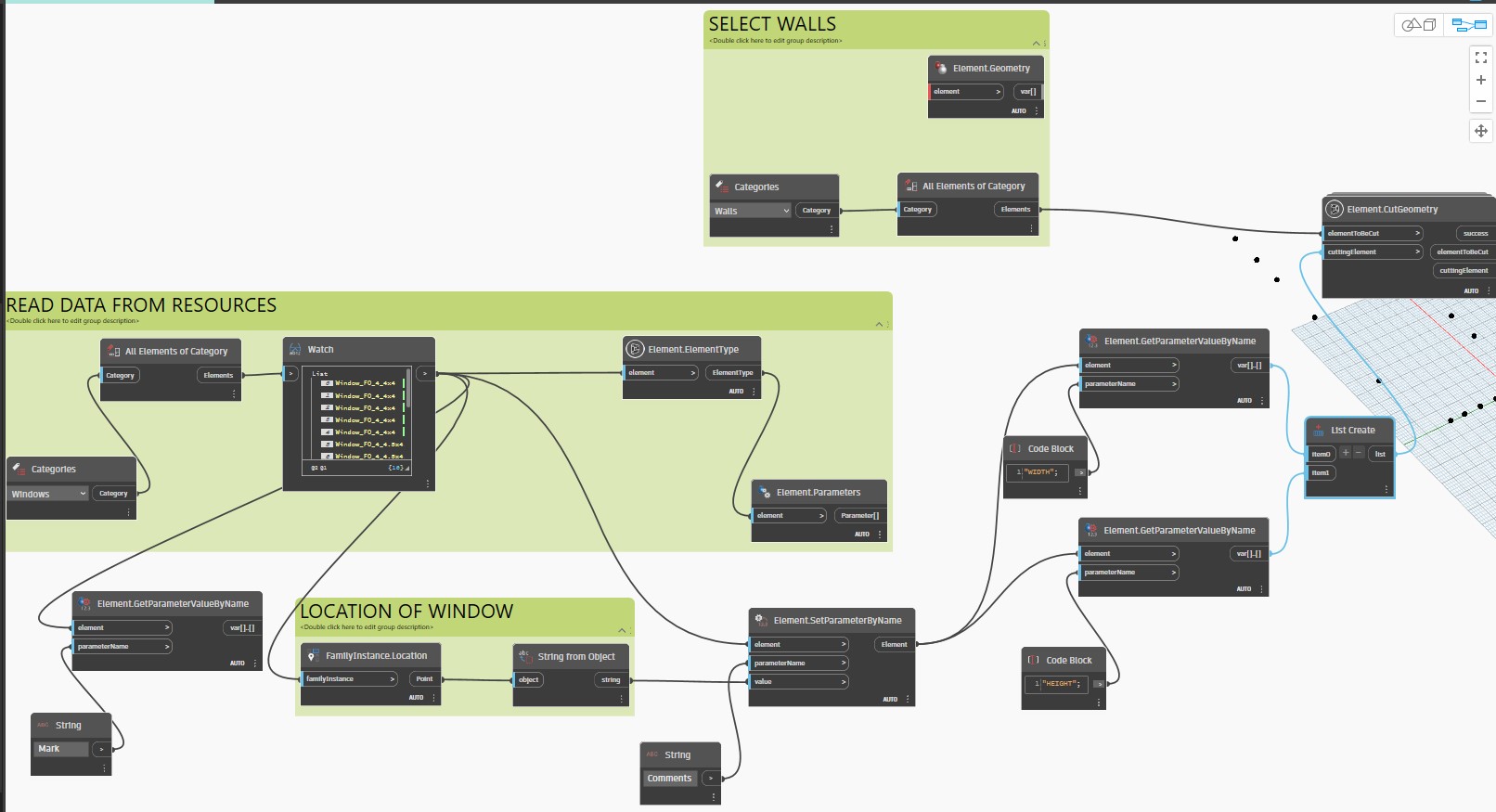 How to cut wall or curtain panels with new voids or Nested voids of ...