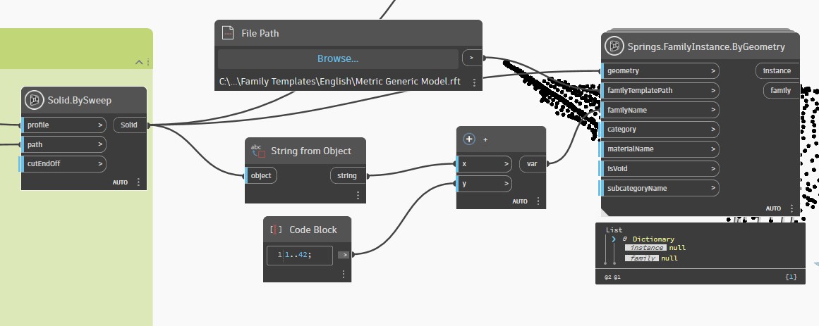 Error in Springs.FamilyInstance.ByGeometry in Revit 2024 - DesignScript ...