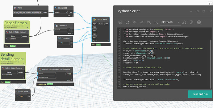 Placing Bending Details in Revit using Dynamo - Revit - Dynamo