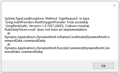 Dynamo got problem after update Revit - Dynamo