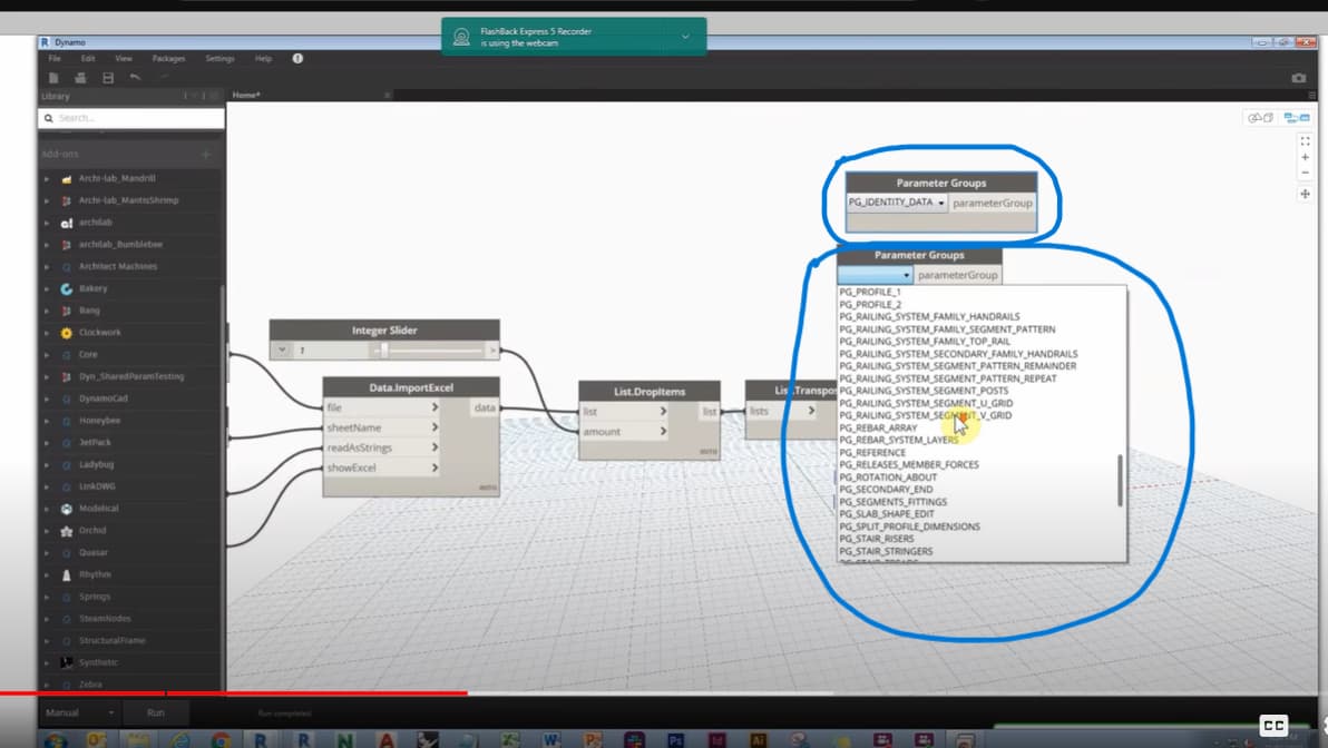 Get Shared Parameter Group - Revit - Dynamo