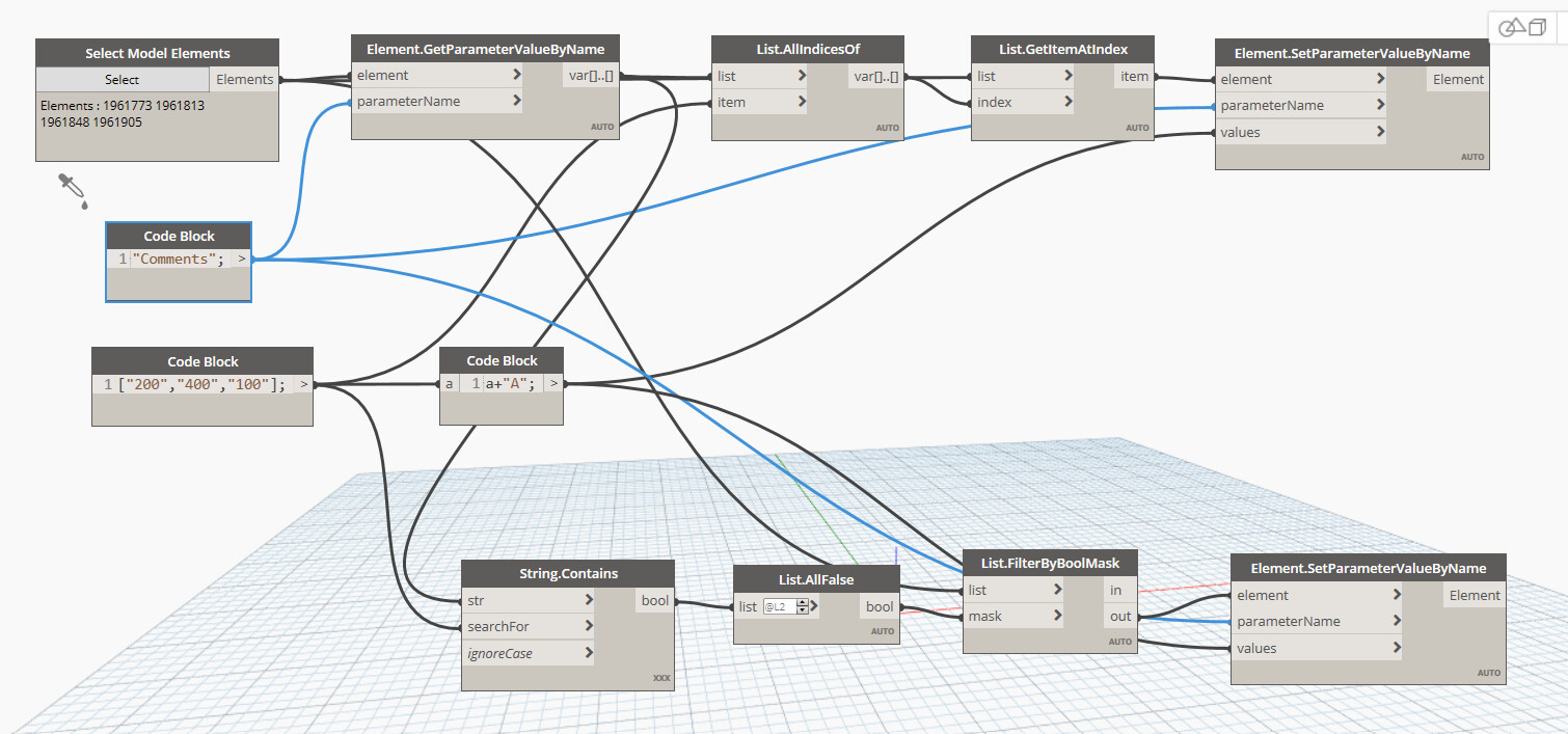 How to use find and replace for project parameter value - Revit - Dynamo