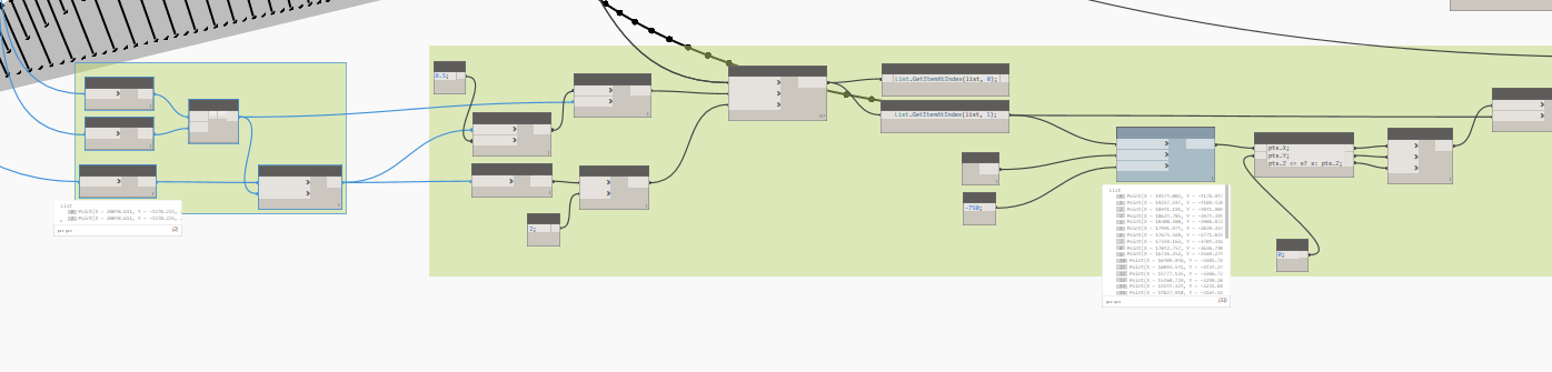 Create array of points - Geometry - Dynamo